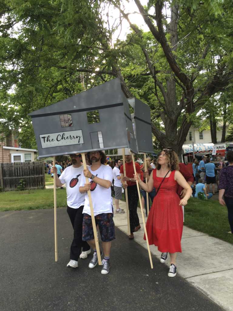 our ithaca festival parade debut! - The Cherry Arts